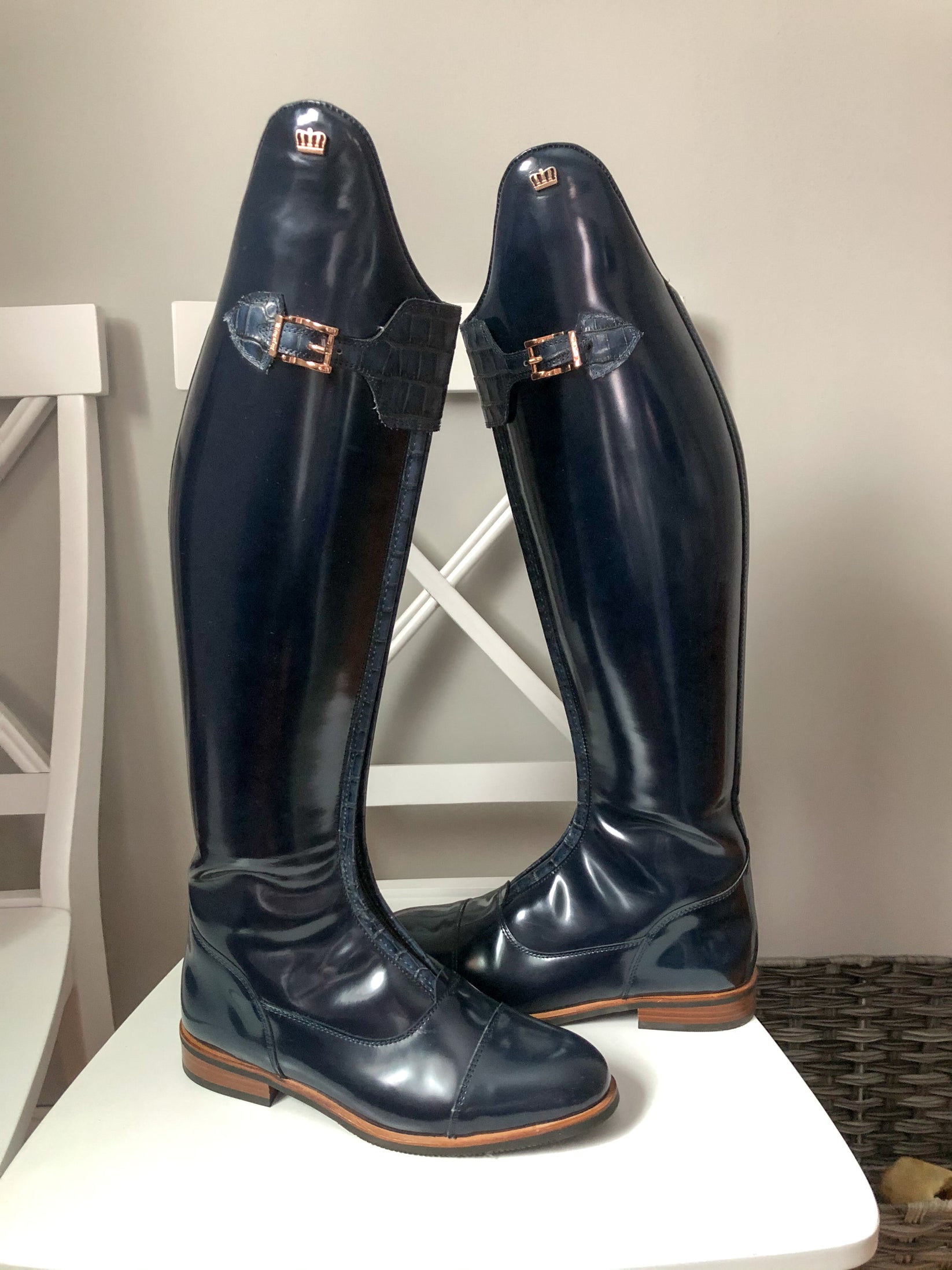 Kingsley London 01 Dressage Boot (Uragano Blue) – The Distinguished Rider