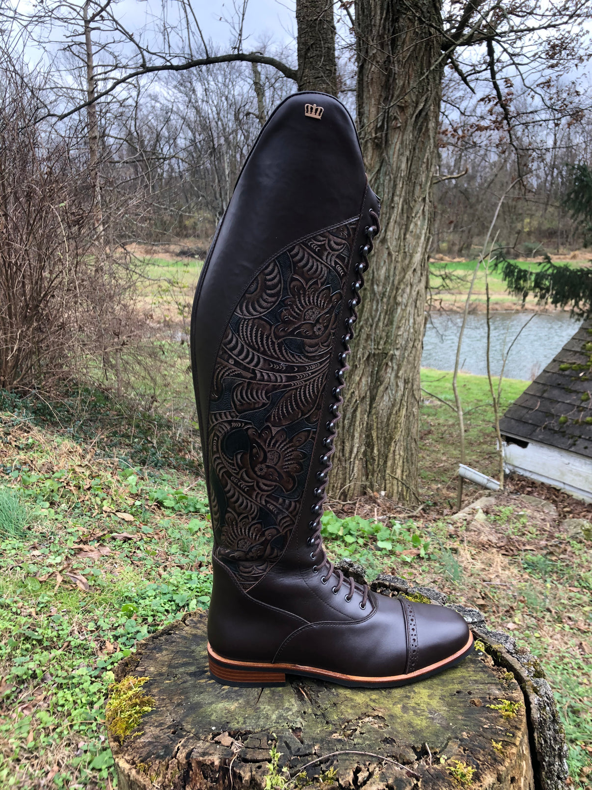 Kingsley WINTER Orlando 02 Dressage Boot (Nature Brown) – The ...